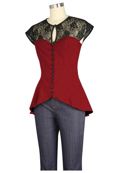 Traces of Lace Top – Mode Mundo